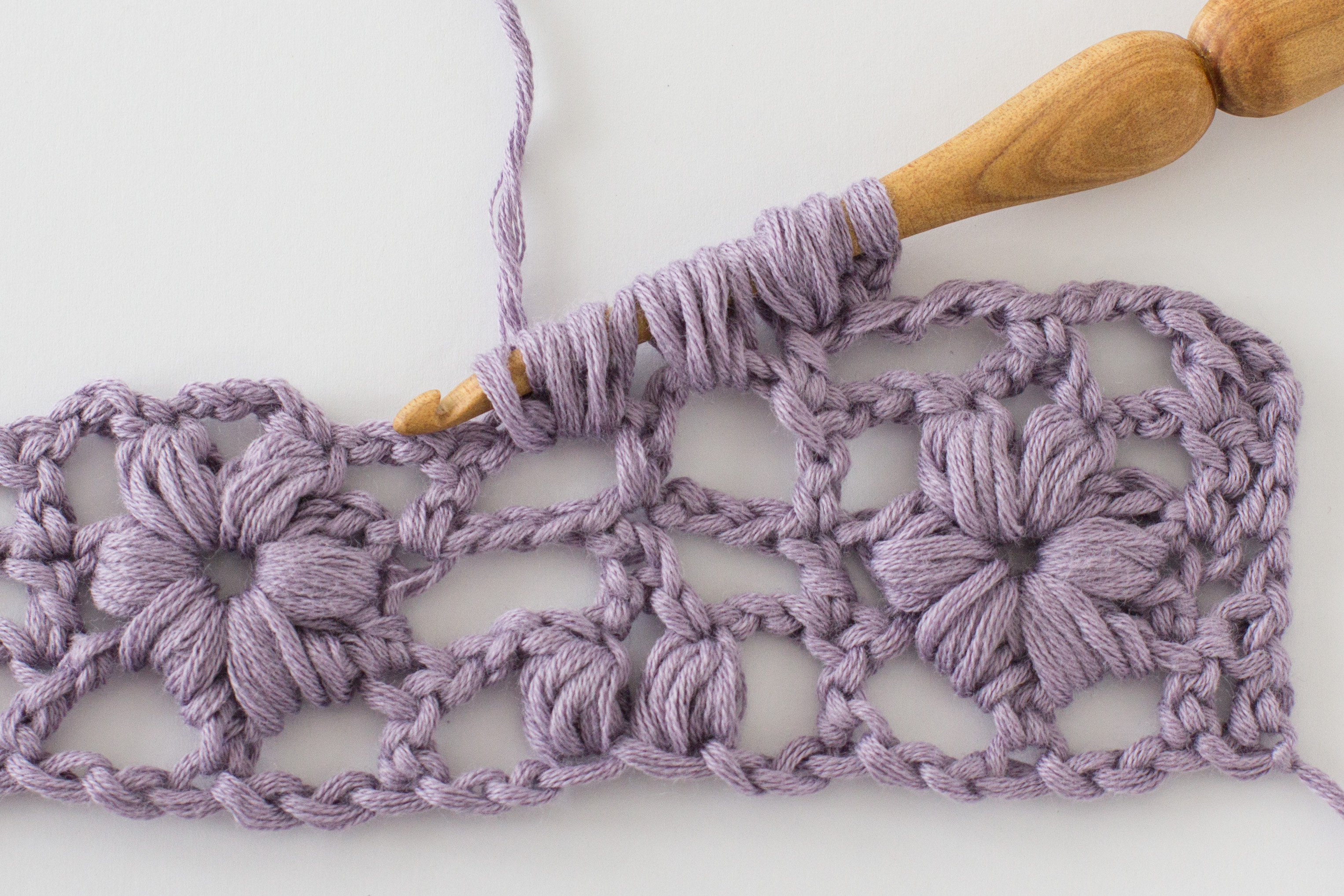 How to Crochet the Flower Puff Stitch - I Like Crochet