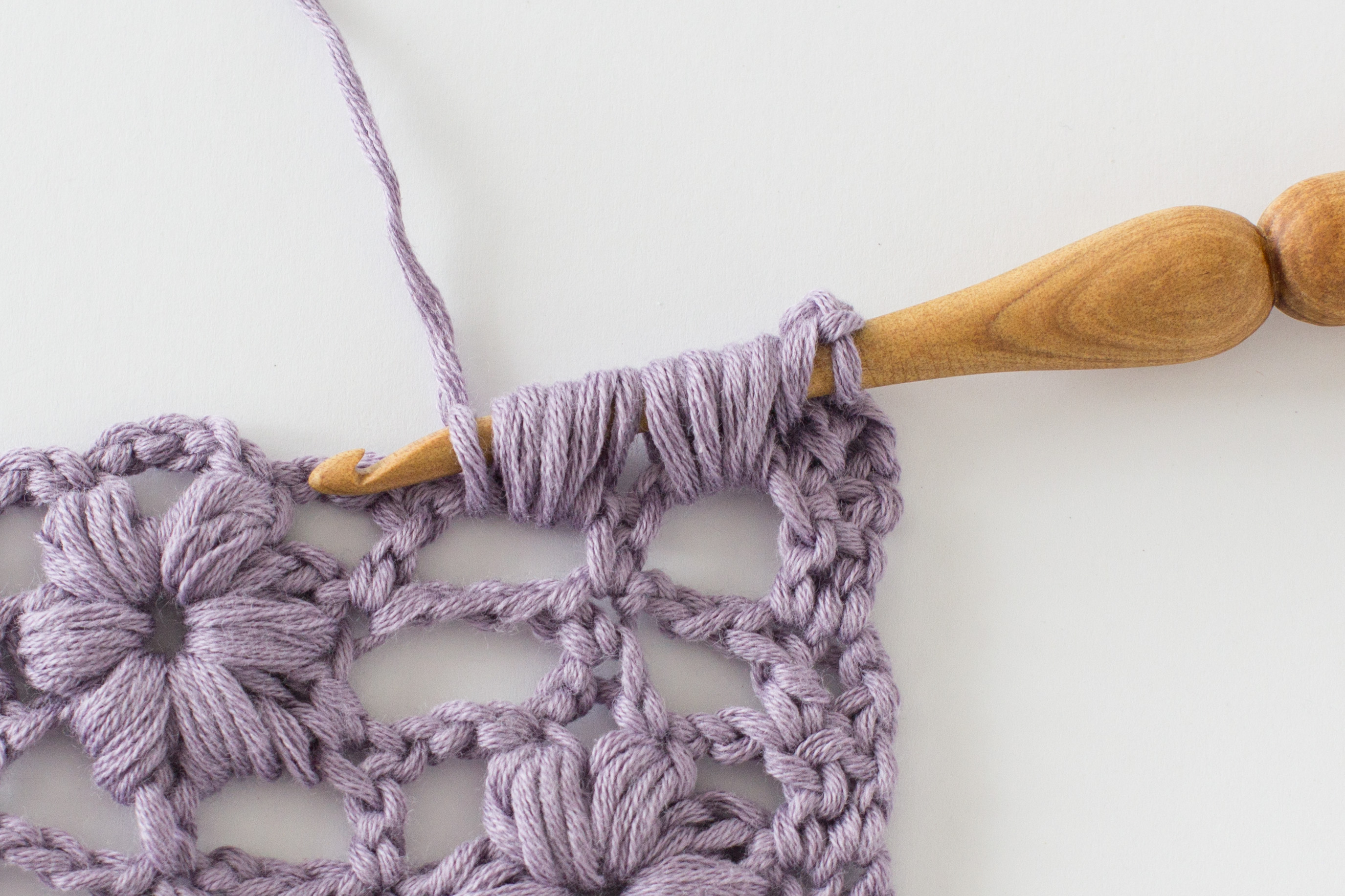 Too Cool for Stitch School: How to Crochet the Flower Puff Stitch - I ...