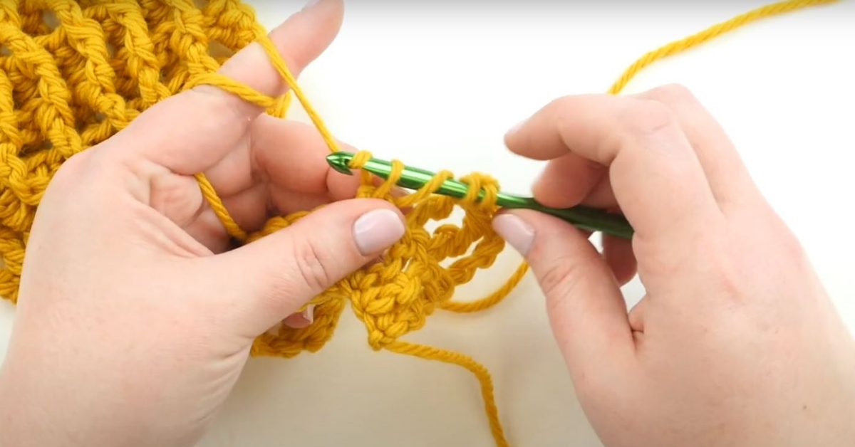 Front Post Treble Crochet Tutorial (fptr) - I Like Crochet