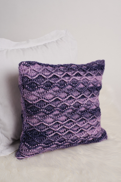 Royal Rhinestone Pillow - I Like Crochet