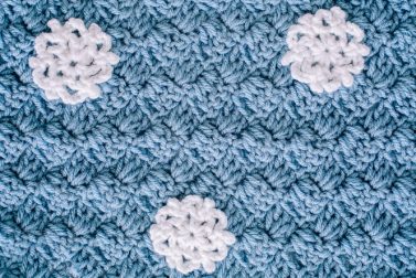 Simple Snowflake Scarf - I Like Crochet