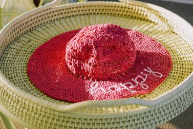 Beach Happy Raffia Hat - I Like Crochet