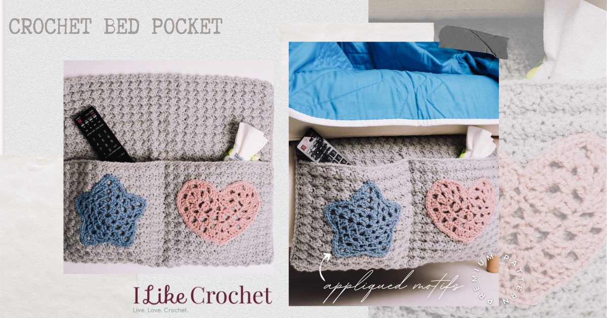 Crochet Bed Pocket - I Like Crochet