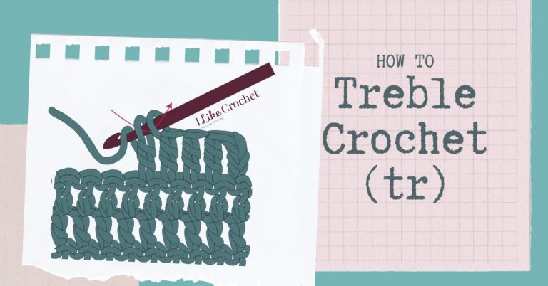 How to Treble Crochet - I Like Crochet