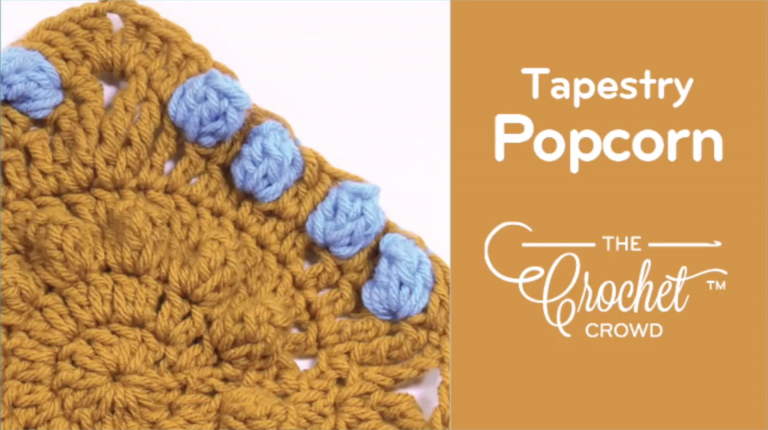 Popping Out Popcorn Stitches! - I Like Crochet
